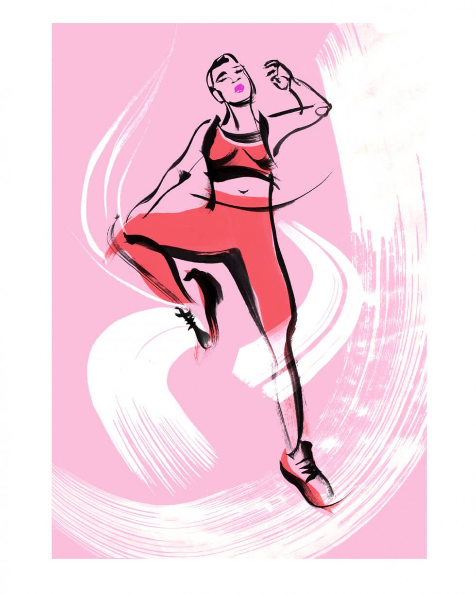 People Illustrated - Women & Movement - Caroline Tomlinson