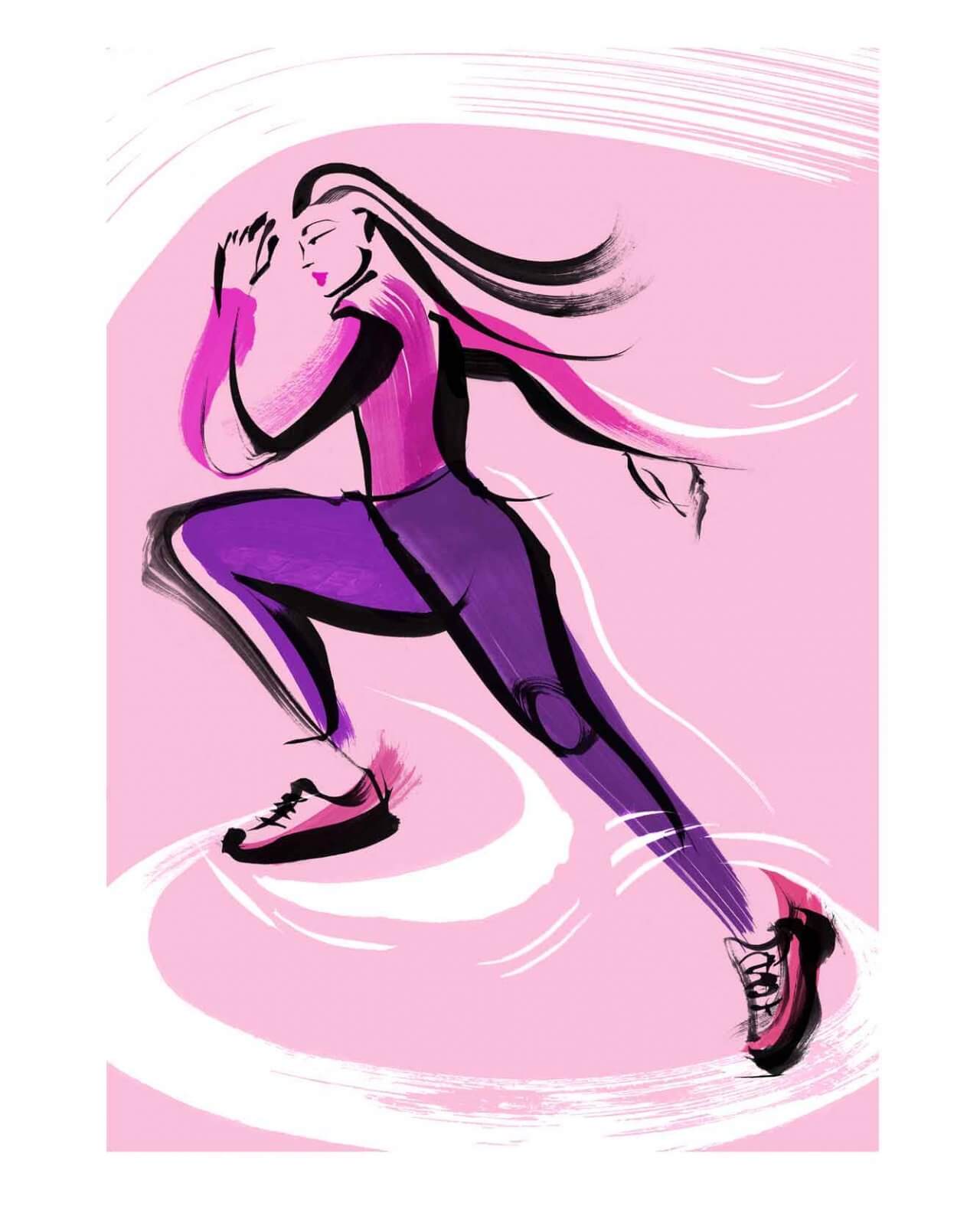 People Illustrated - Women & Movement - Caroline Tomlinson